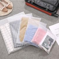 China PVC Frosted Zip Lock Pouch for Swimwear & Clothing Packaging - Waterproof Customizable Bags with Zipper Closure for sale