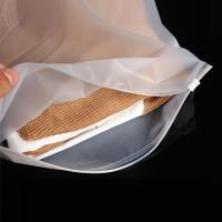 China PVC Frosted Zip Lock Pouch for Swimwear & Clothing Packaging - Waterproof Customizable Bags with Zipper Closure for sale