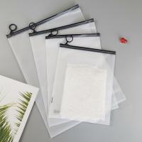 China Custom PE Zipper Clothing Bags - Frosted Matte Printed Packaging with Recyclable Material & Custom Thickness Options for sale