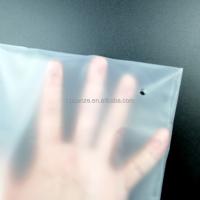 China Custom PE Zipper Clothing Bags - Frosted Matte Printed Packaging with Recyclable Material & Custom Thickness Options for sale