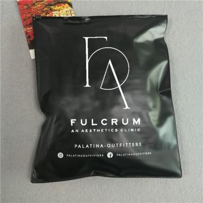 China Custom Black PVC Zip Lock Poly Bags for Hoodie Packaging - PVA Material, Multiple Sizes & Colors Available for sale