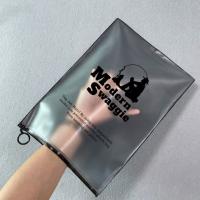 China Custom Black PVC Zip Lock Bag for Clothing Packaging - PVA Material with Multiple Size Options for Jeans and T-Shirts for sale