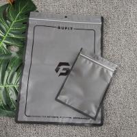 China Custom Frosted PVC Plastic Zipper Bag for T-Shirt Shoes Clothing Packaging 100 Pcs for sale