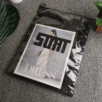 China Custom Frosted PVC Plastic Zipper Bag for T-Shirt Shoes Clothing Packaging 100 Pcs for sale