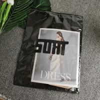 China Custom Frosted PVC Plastic Zipper Bag for T-Shirt Shoes Clothing Packaging 100 Pcs for sale