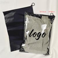 China Custom PVC Frosted Clear Zipper Bag for Clothing Shoes Quilt Storage 50x70cm for sale