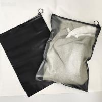 China Custom Logo Frosted Ziplock PVC Packaging Bags 100pcs for T-Shirt Clothing for sale