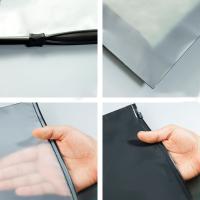 China Custom Logo Frosted Polyethylene Zipper Bag 0.08mm Thick Recyclable Clothing Packaging for sale