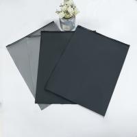 China Custom Zipper Lock PVC Plastic Packing Bag Black Frosted For Clothes for sale