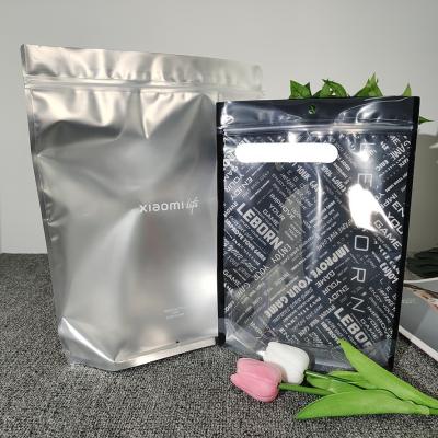 China Custom Stand Up Zipper Aluminum Foil Food Packaging Bag Moisture Proof for Multi Grain 500g for sale