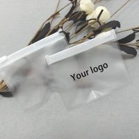 China Custom Printed PVC Jewelry Zipper Bags 60-200 Micron Thickness with Frosted Finish for Earring Packaging for sale