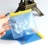 China Custom PVC Zipper Bags for Jewelry & Cosmetics - 60-200 Micron Thickness with Screen Printing Customization for sale