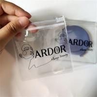 China Custom PVC Jewelry Zipper Bags 60-200 Micron Thickness with Screen Printing for Organized Storage for sale