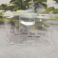 China Custom PVC Jewelry Zipper Bags 60-200 Micron Thickness with Screen Printing for Organized Storage for sale