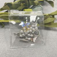 China Custom PVC Jewelry Zipper Bags 60-200 Micron Thickness with Screen Printing for Organized Storage for sale