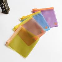 China Custom Printed Frosted PVC Jewelry Zipper Bags 60-200 Micron Thickness Waterproof Storage for Accessories for sale