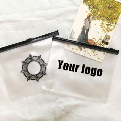 China Custom PVC Jewelry Zipper Bags - 60-200 Micron Thickness with Screen Printing & Multiple Material Options for sale
