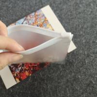 China Custom Frosted Zipper Bag 60-200 Micron Anti-Oxidation Waterproof Reusable Plastic Jewelry Pouch for sale