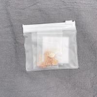 China Custom Frosted Zipper Bag 60-200 Micron Anti-Oxidation Waterproof Reusable Plastic Jewelry Pouch for sale