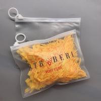 China Custom PVC Plastic Earrings Jewelry Ziplock Bag Transparent with Logo 60-200 Micron for sale
