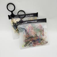 China Custom PVC Plastic Earrings Jewelry Ziplock Bag Transparent with Logo 60-200 Micron for sale