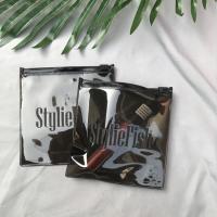 China Custom Eco Friendly PVC Frosted Translucent Zipper Bag 60-200 Micron for Jewelry for sale