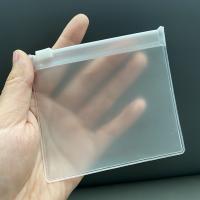 China Custom Eco Friendly PVC Frosted Translucent Zipper Bag 60-200 Micron for Jewelry for sale