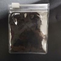China Custom Logo PVC Transparent Jewelry Zipper Bags 60-200 Micron Waterproof for Earrings Accessory for sale