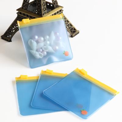 China Custom Eco-Friendly Zipper PVC Bags for Jewelry Packaging 60-200 Micron Thickness for sale