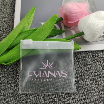 China Custom Transparent PVC Zipper Jewelry Bag Anti Oxidation Waterproof 60-200 Micron for sale