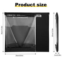 China PVC Plastic Waterproof Clipboard 12.5×9 Inches with 5kg Load Capacity for Outdoor Professional Use for sale