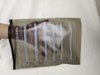 China Custom PVC Zipper Bags Transparent Reusable Packaging 100pcs for Jewelry Clothing for sale