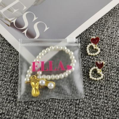 China PVC Jewelry Zipper Bags 0.2mm Thickness Waterproof Storage - Custom Sizes for Jewelry & Cosmetics Packaging for sale