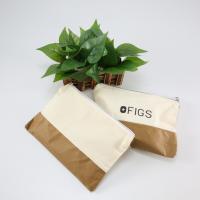 China Reusable Zipper Pen Pouch with Cloth and Kraft Paper Material - 650px Width Storage Organizer for Stationery and Travel for sale