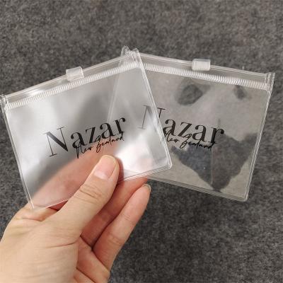 China Clear PVC Jewelry Bags with Zipper Closure - Transparent Storage for Earrings, Necklaces & Rings in Multiple Sizes for sale