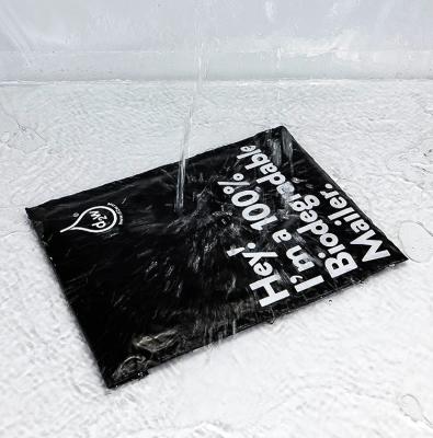 China Custom PLA Printed Tote Recyclable Mailing Bags 0.04-0.1mm Thickness Waterproof Biodegradable Compostable Eco Mailer for sale