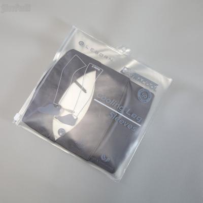 China Custom Logo Waterproof EVA Zipper Plastic Bags for Clothing & Accessories Packaging - Standard Thickness, MOQ 100 for sale