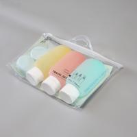 China Waterproof PVC Transparent Cosmetic Organizer Bag - Medium Size with Zipper Closure for Travel Toiletries for sale