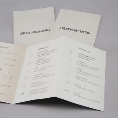 China Folding Instruction Manual Hang Tag for Clothing - Paper & Cardstock Materials with Film Lamination and Offset Printing for sale