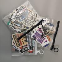 China Custom Transparent PVC Zipper Bags for Jewelry Storage - 60-200 Micron Thickness with Screen Printing for sale