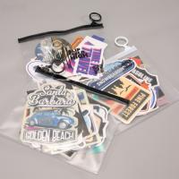 China Custom PVC Zipper Storage Bag 60-200 Micron Thickness for Cosmetic Jewelry Hair Accessories Organization for sale
