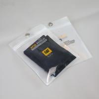 China Custom Logo PE Plastic Bags with Zipper Seal - Standard Thickness, 100 MOQ for Clothing & Personal Care Storage for sale