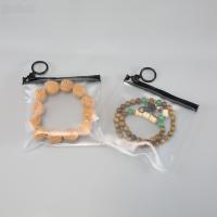 China Waterproof Jewelry Zipper Bags 0.05-0.15mm Thickness Custom Logo Printing for Retail Storage for sale