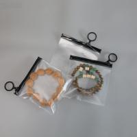China Waterproof Jewelry Zipper Bags 0.05-0.15mm Thickness Custom Logo Printing for Retail Storage for sale