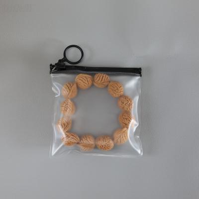 China Waterproof Jewelry Zipper Bags 0.05-0.15mm Thickness Custom Logo Printing for Retail Storage for sale