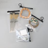 China Custom Clear Jewelry Zipper Bags 0.05-0.15mm Thickness with Logo Printing for Retail Display and Storage for sale