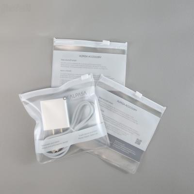 China Clear Plastic Zipper Jewelry Bags 0.05-0.15mm Thickness for Storage and Display with Custom Printing for sale