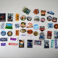 China Custom Vinyl Die-Cut PVC Stickers Waterproof Printing 1-12 Colors Transparent Adhesive Logo Labels for sale