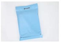 China Waterproof Matte Pink Plastic Poly Envelope Mailer Bag with Handle - Custom Sizes & Logo Printing - MOQ 100 Units for sale