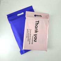 China Custom Logo Handle Poly Thank You Mailer for Clothing Shipping - PE Plastic Bags with Custom Size & Branding for sale